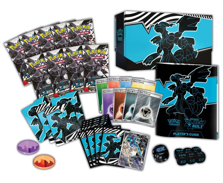 Pokemon TCG Scarlet & Violet Black Bolt and White Flare Elite Trainer ...